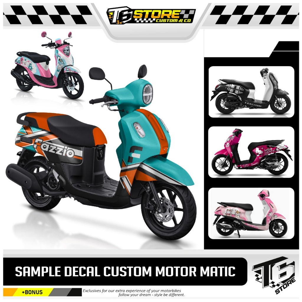 Jual DecalCustom All Type Motor Matic | Shopee Indonesia