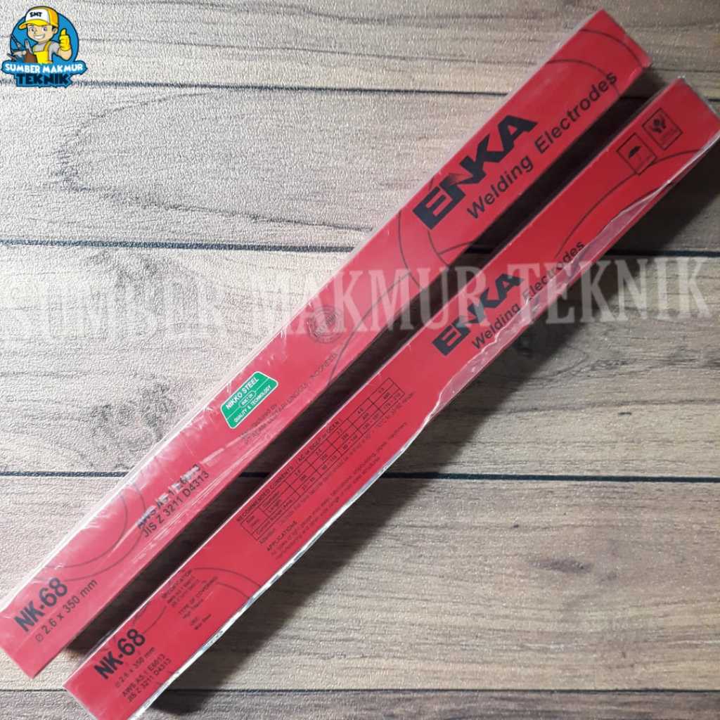 Jual Kawat Las Nikko Steel Enka NK68 NK 68 NK-68 2.6 mili 2,6mm (1pak isi 1kg) | Shopee Indonesia