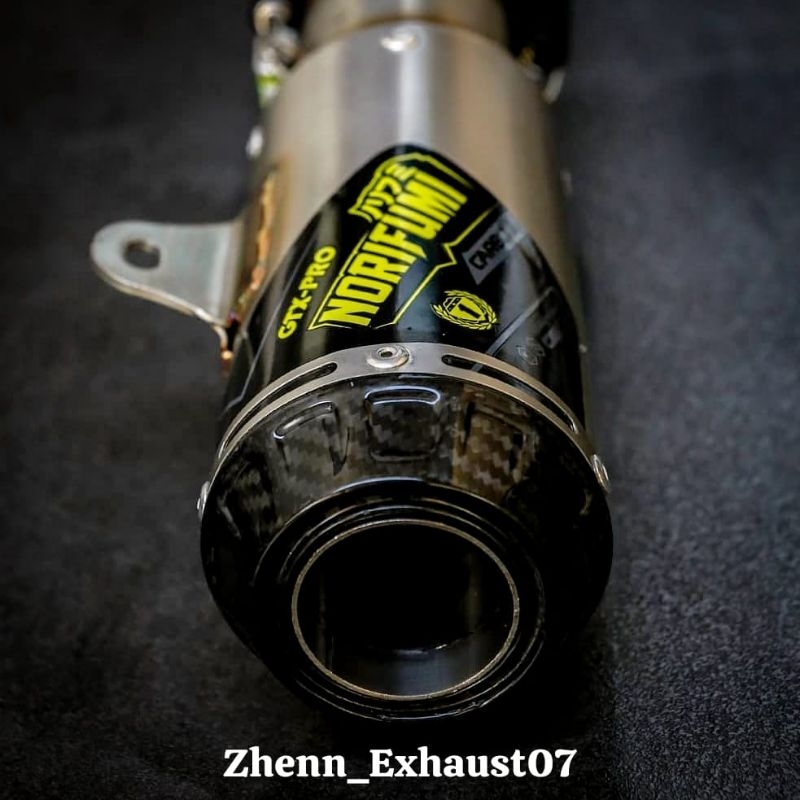 Jual KNALPOT NORIFUMI GTX-PRO CARBON KOMPETISI PNP KLX150/BF CRF150L D ...