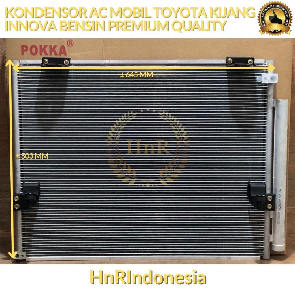 Jual Kondensor AC Mobil Toyota Kijang Innova Bensin CONDENSOR PREMIUM ...