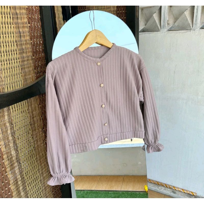 Jual CARDI VINTAGE KNIT HORNET/CARDIGAN KOREA STYLE/CARDIGAN KEKINIAN REMAJA/OUTER SEKOLAH ...