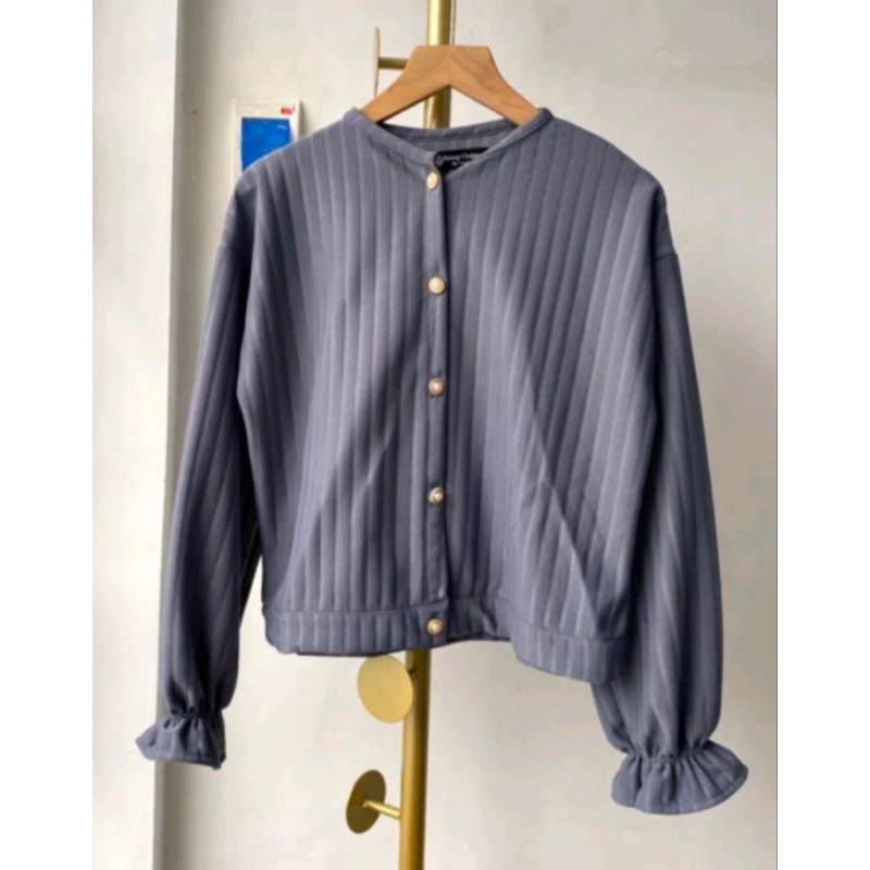 Jual CARDI VINTAGE KNIT HORNET/CARDIGAN KOREA STYLE/CARDIGAN KEKINIAN REMAJA/OUTER SEKOLAH ...