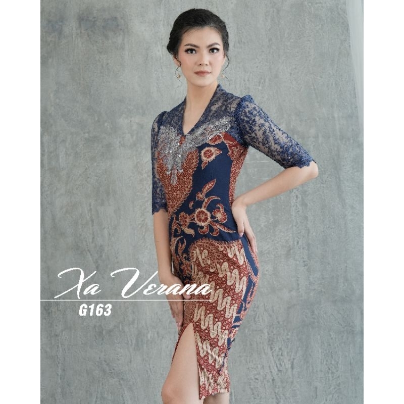 Jual Dress batik G163 | Shopee Indonesia