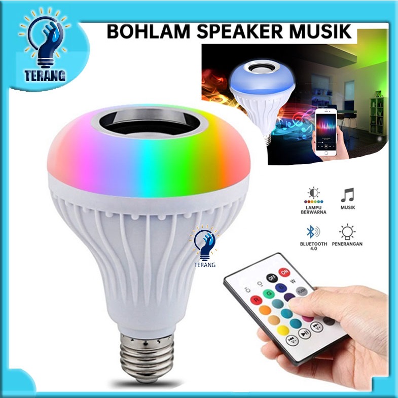 Jual Bohlam Speaker Musik 2 in 1 - Lampu Speaker LED | Shopee Indonesia