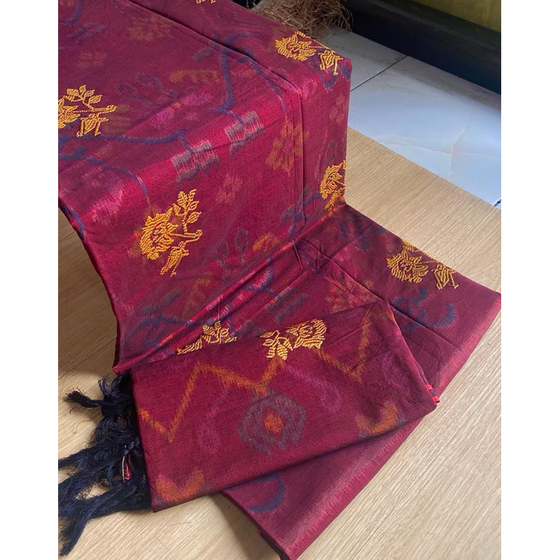 Jual SET SELENDANG//KAMEN SELENDANG SEMI MASTULI//KAIN SONGKET//KAIN ...