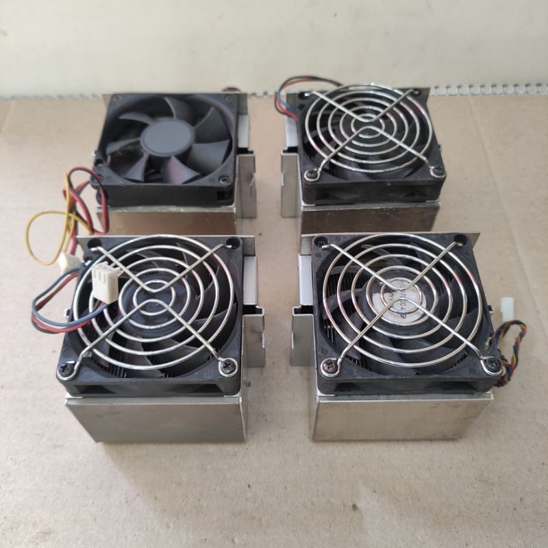 Jual COOLING FAN DC 12V 7CM EX PROCESSOR FAN HEATSINK ALUMINIUM ...