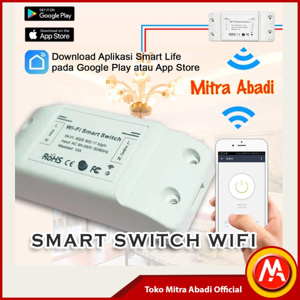 Jual Smart Switch WIFI/Saklar Wireless | Shopee Indonesia