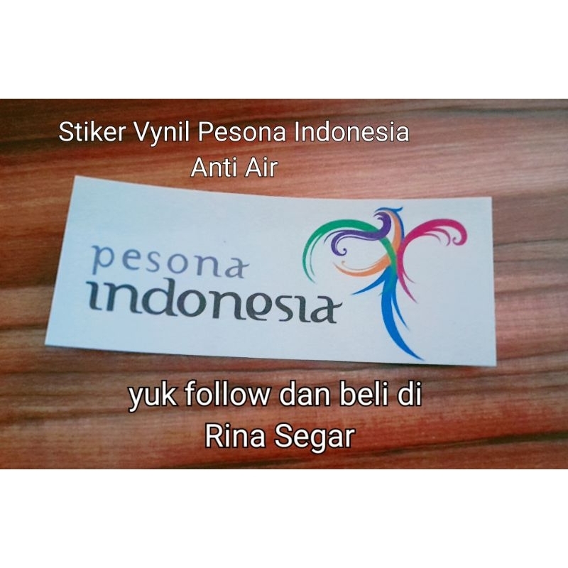 Jual Stiker Pesona Indonesia Vynil Anti Air - Budaya Pesona Wonderful ...