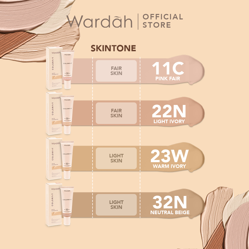 Jual Wardah Colorfit Matte Foundation - Liquid Foundation SPF 30PA ...