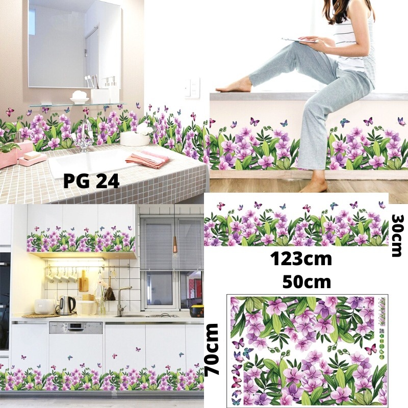 Jual WALL STICKER STIKER SETIKER RUMPUT PAGAR WALLSTIKER WALLSTICKER ...