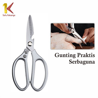 Jual Satu Keluarga Gunting Dapur Serbaguna Stainless Tahan Karat C976 ...