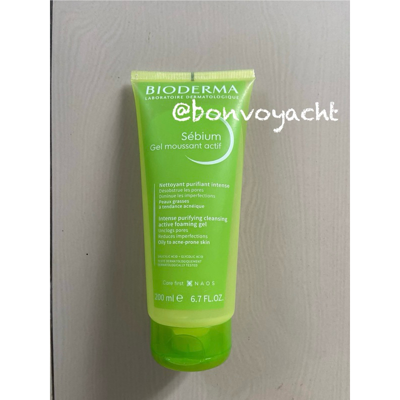 Jual [PRELOVED] Bioderma Sebium Gel Moussant Active 200ml | Shopee ...