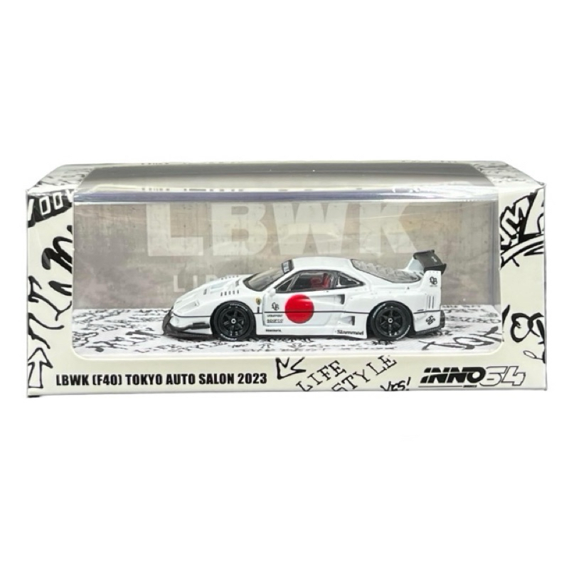 Jual Inno 64 LBWK Ferrari F40 Tokyo Auto Salon 2023 White | Shopee ...