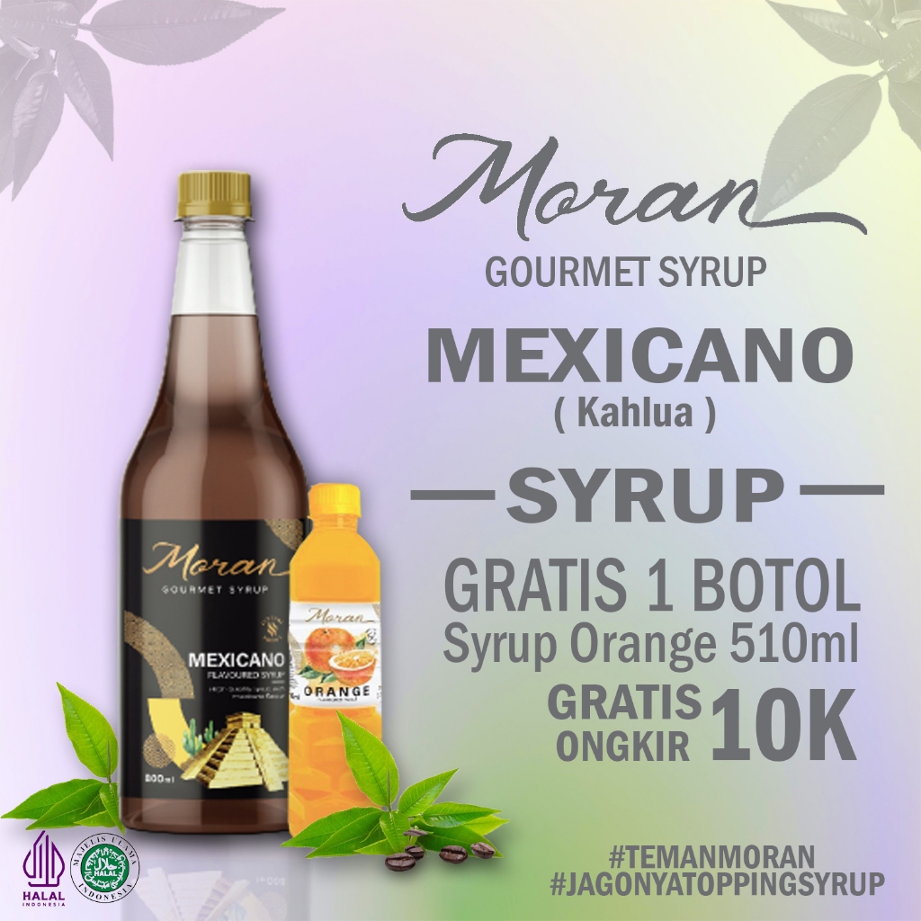 Jual Syrup Mexicano Syrup Aroma Kopi 800ML Moran | Shopee Indonesia