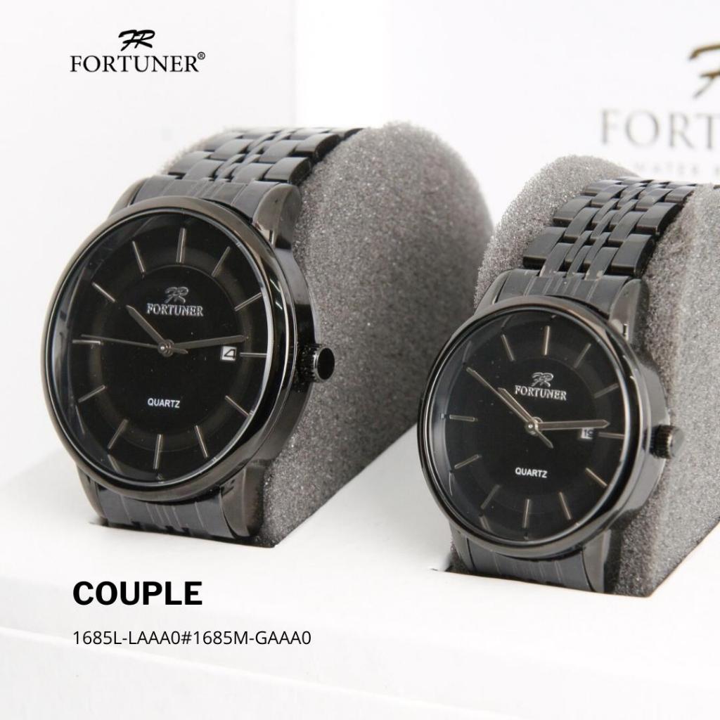 Jual Fortuner Arloji Couple Jam Tangan Analog Tahan Air Water Resistant ...