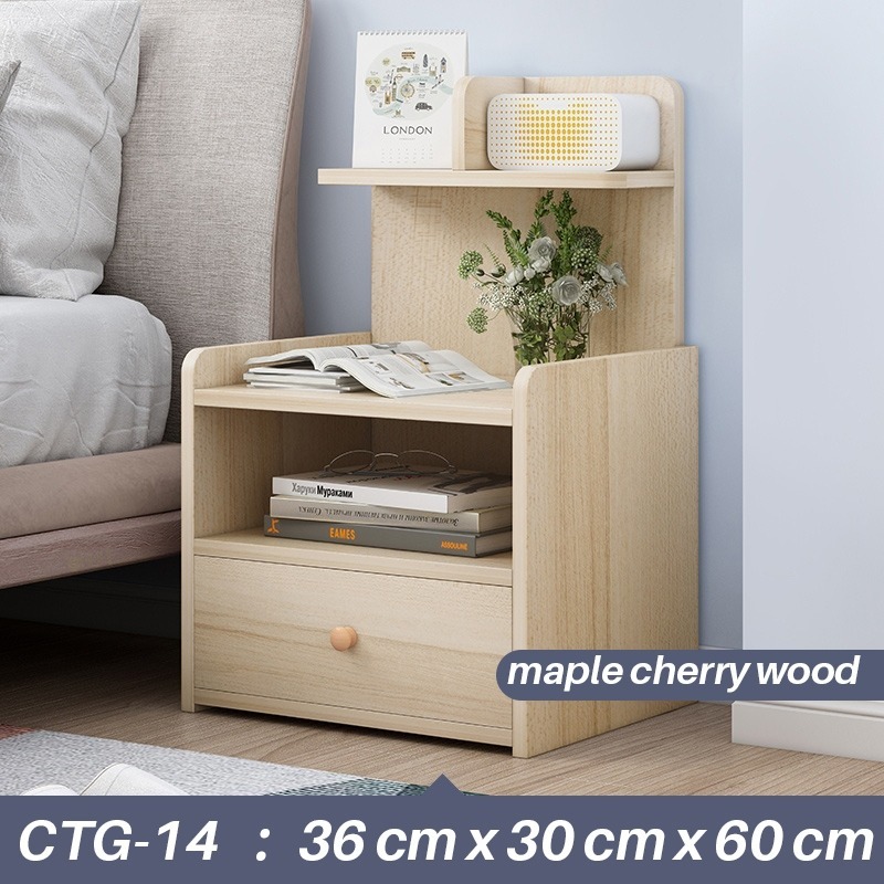 Jual CTG-13/14/15/16 Meja Nakas Kecil Laci 2 Susun Rak Nakas Minimalis ...