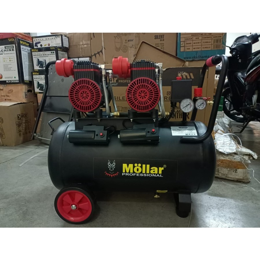 Jual Kompresor 2HP 50L BLACK PANTHER Mollar AC1550H2 BP-R kompresor ...