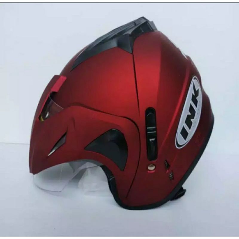 Jual HELM INK DOUBLE VISOR ORIGNAL MERK BMT EMBOSS SNI | Shopee Indonesia