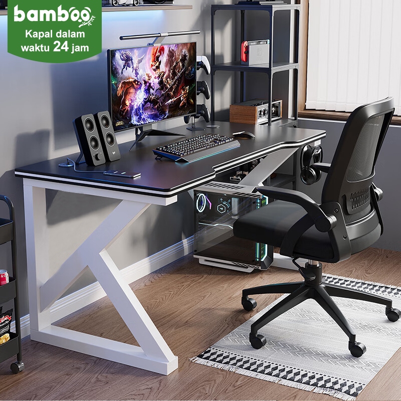 Jual Meja Gaming Meja Komputer 140cm Meja Kerja meja PC Meja Belajar ...
