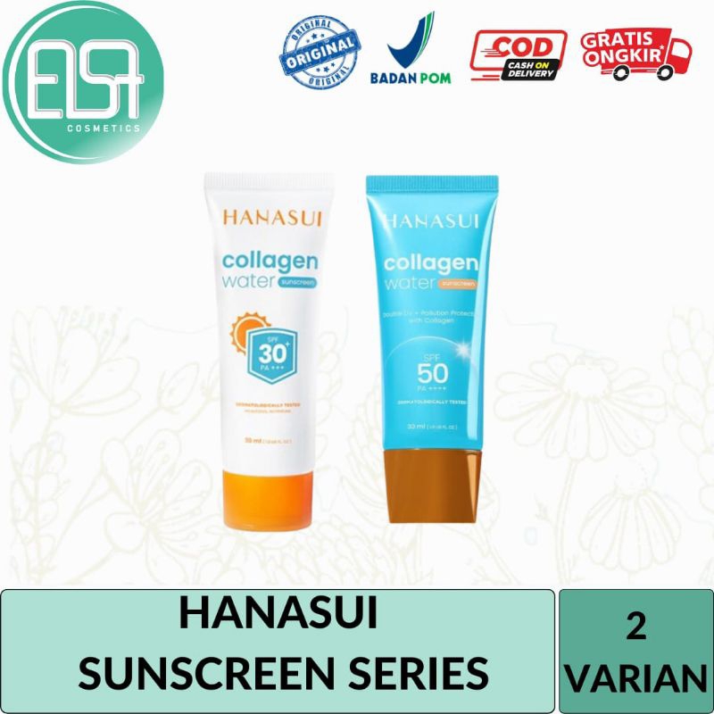 Jual Hanasui Collagen Water SPF 50+ / Hanasui Collagen Water SPF 30 ...