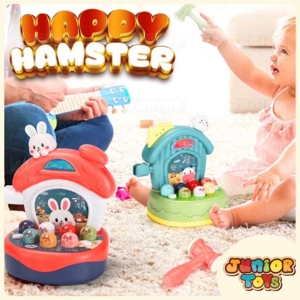Jual Mainan Anak Happy Hamster Permainan Pukul Pukulan Edukasi Motorik ...