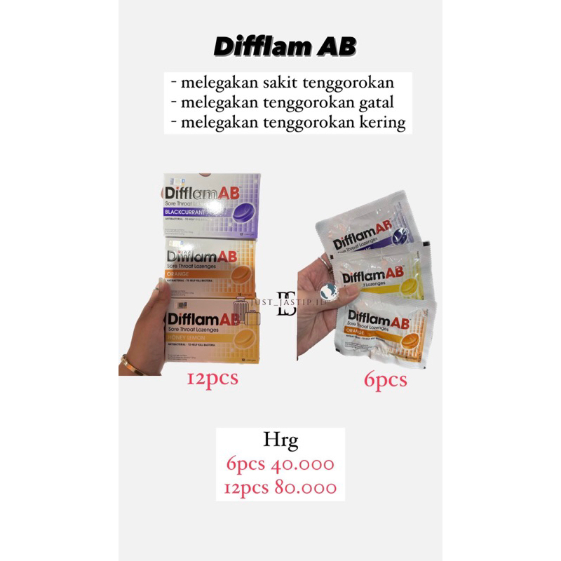 Jual Difflam AB (PO PENANG) | Shopee Indonesia