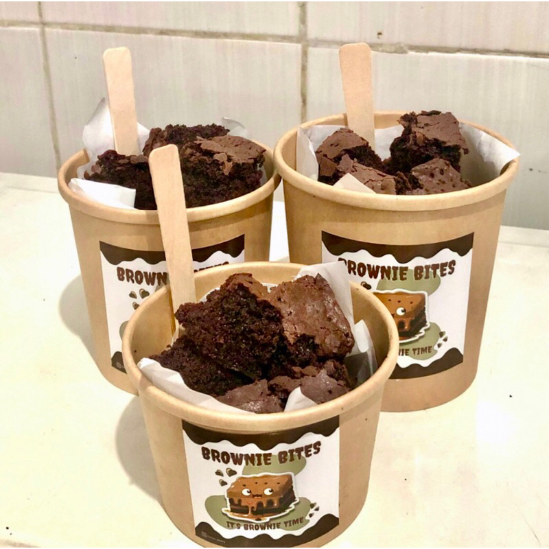 Jual TERMURAH!!! Brownies Bites Premium *omocakery/8oz/12oz/160z ...