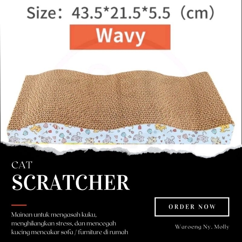 Jual Cat Scratcher Papan Garukan Mainan Cakaran Kucing | Shopee Indonesia