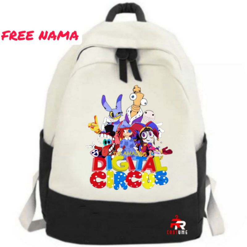 Jual TAS ANAK RANSEL ANAK THE AMAZING DIGITAL CIRCUS (FREE NAMA ...