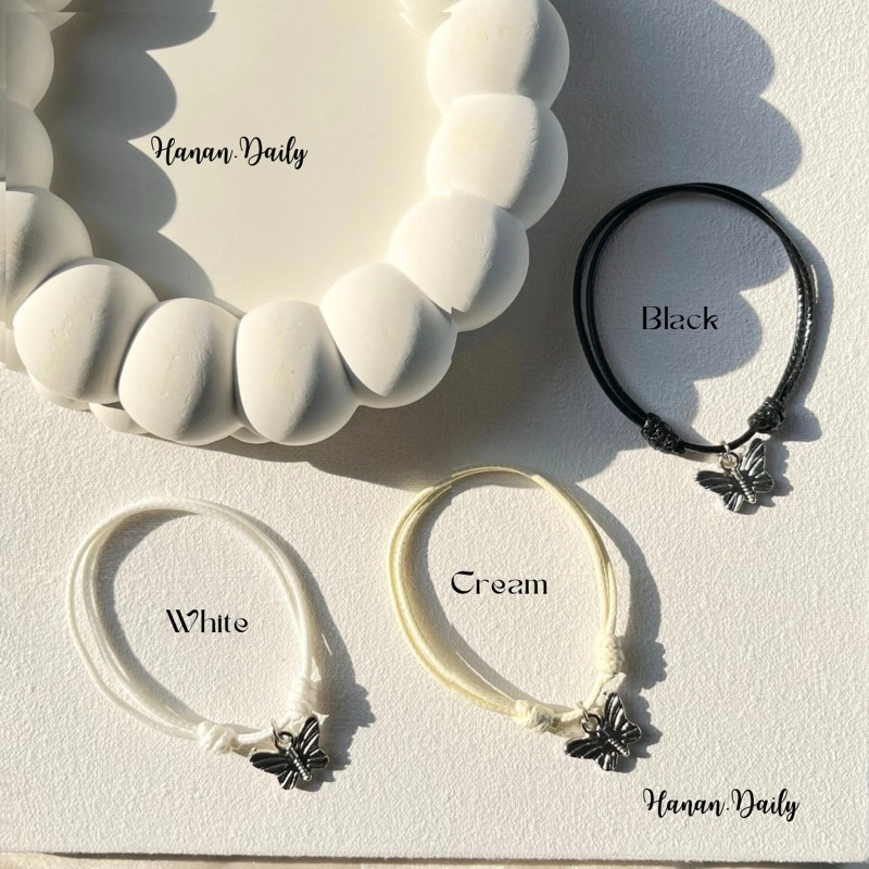 Jual [ New 03] Gelang Kupu Silver | Gelang Kupu Kupu Color | Shopee ...