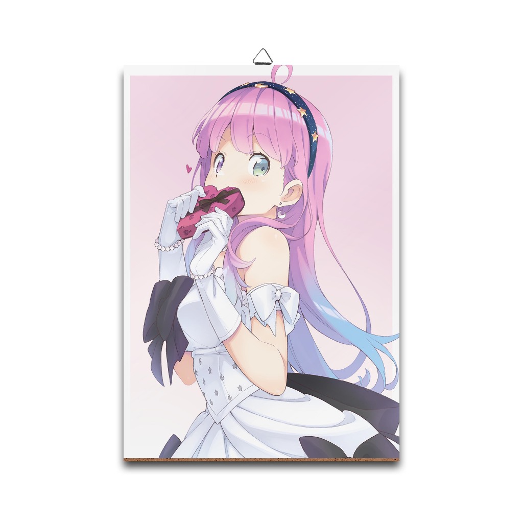 Jual Poster dinding kayu anime vtuber HIMEMORI LUNA LOVE - HOLO JP ...