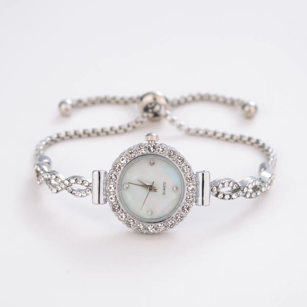Jual jam tangan serut tali full diamond x | Shopee Indonesia