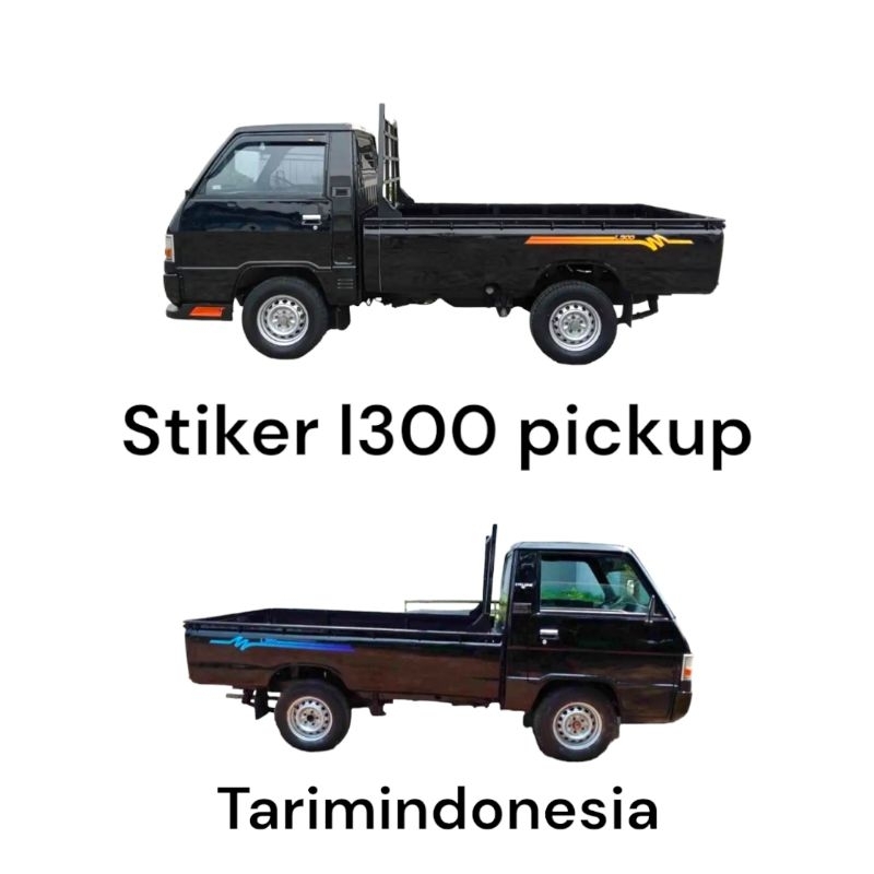 Jual sticker stiker l300 pickup / stiker mitsubishi l300 pick up ...
