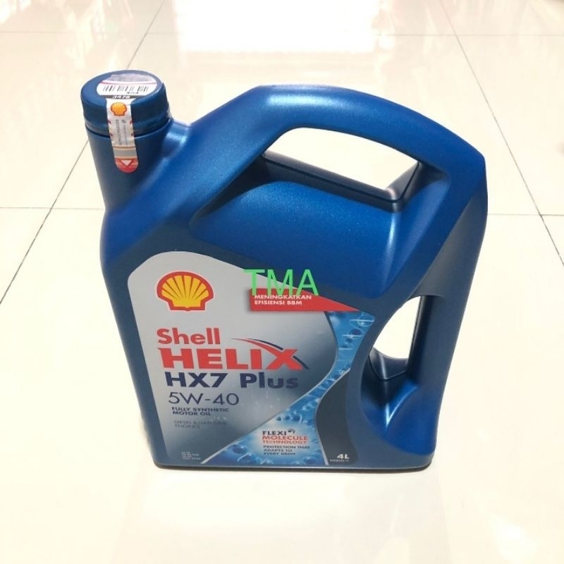 Jual Oli Shell Helix HX 7 Plus 5W-40 4L | Shopee Indonesia