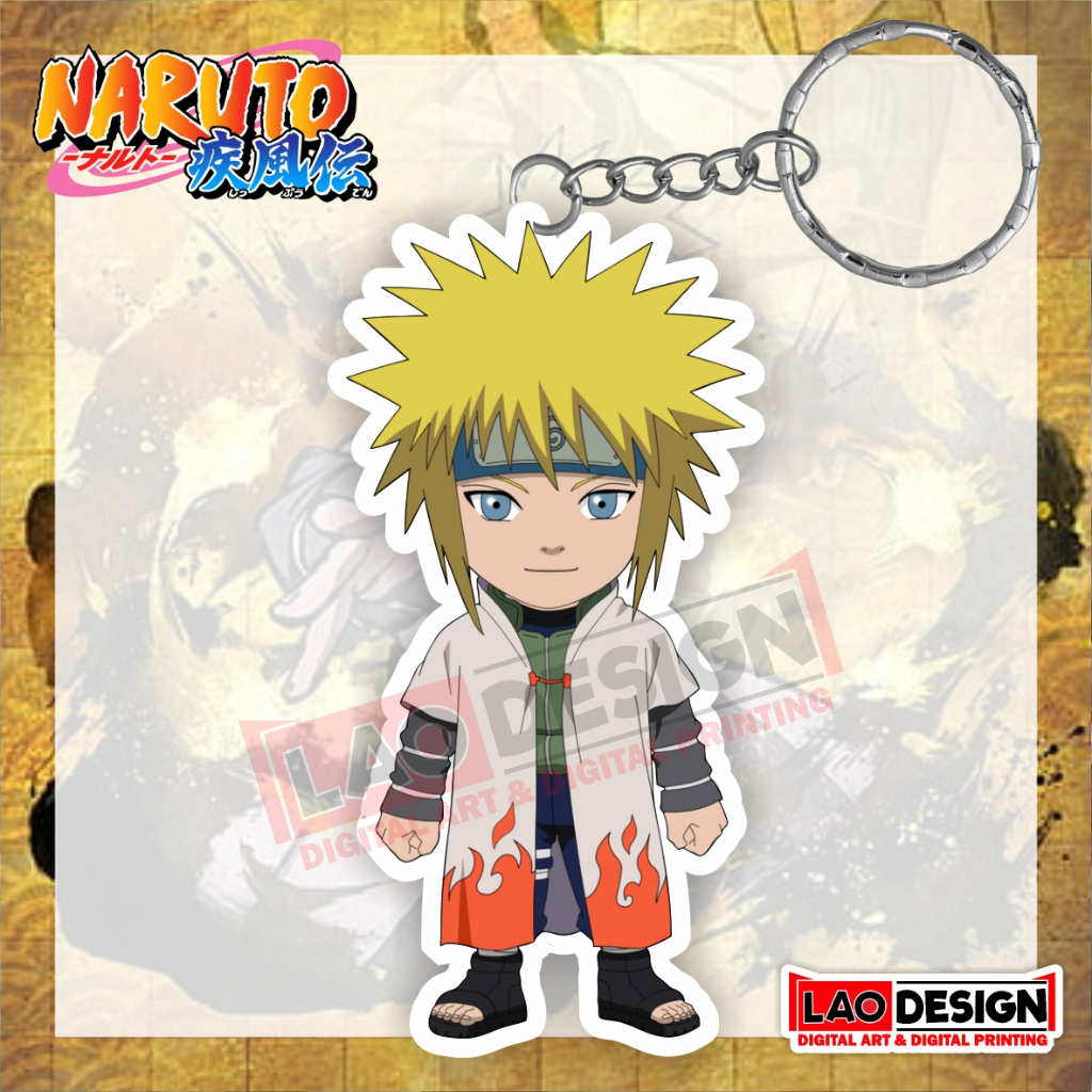 Jual Gantungan Kunci MINATO NAMIKAZE Hokage 4 - Gantungan Kunci Anime ...