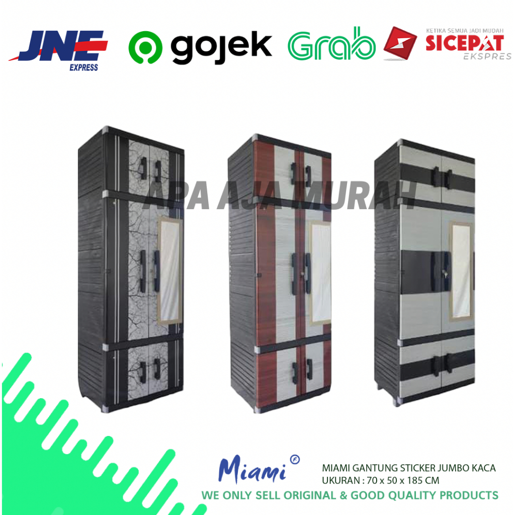 Jual LEMARI ANAK RAK GANTUNG STICKER KACA / LEMARI PLASTIK GANTUNG ...