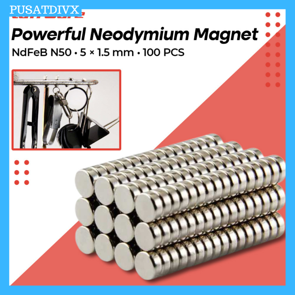 Jual TAFFWARE STRONG NEODYMIUM MAGNET NDFEB N50 BULAT DIY SUPER KUAT MM ...