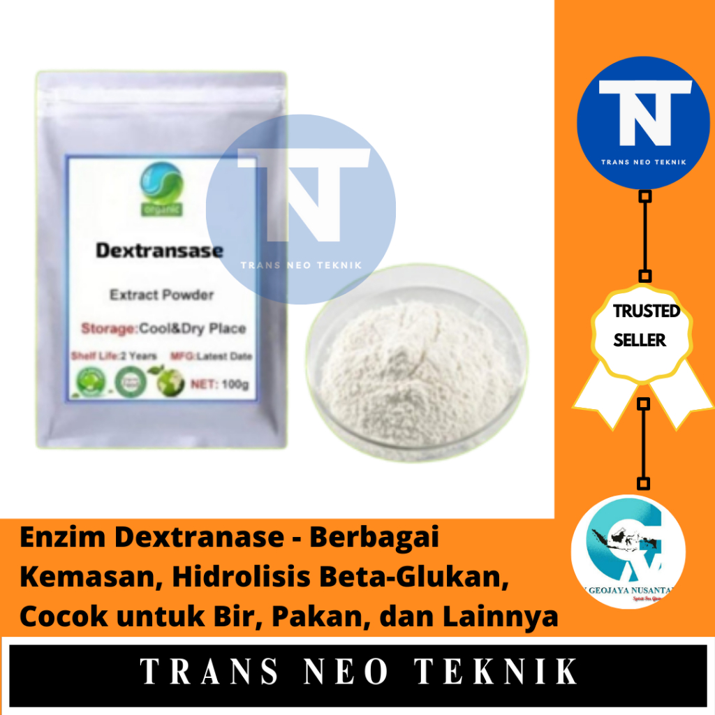 Jual Enzim Dextranase - Berbagai Kemasan, Hidrolisis Beta-Glukan, Cocok ...