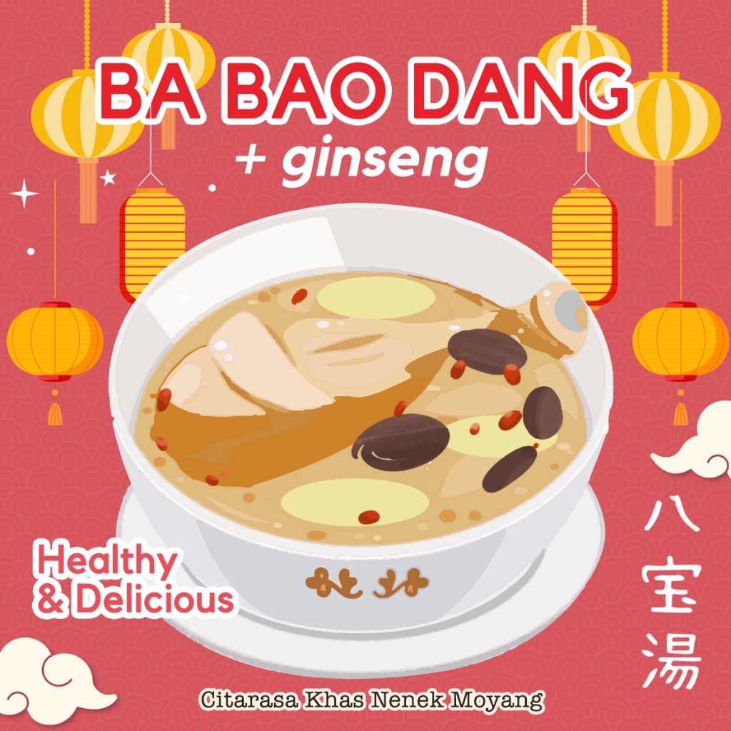 Jual Tim Ayam Obat Plus Ginseng/Herbal Chinese/Ba Bao Dang/ | Shopee ...