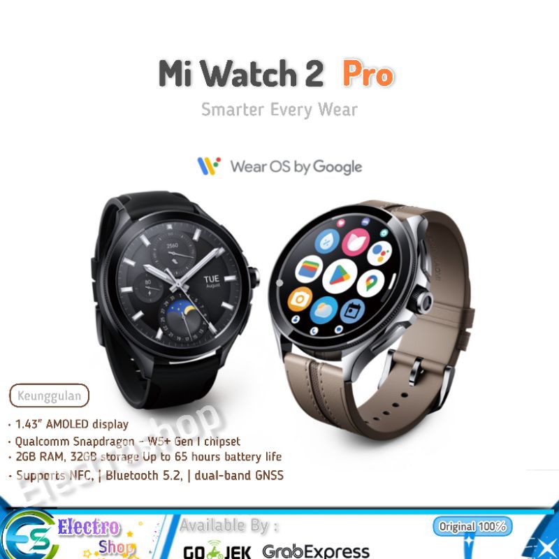 Jual Smart watch MiWatch 2 Pro Bluetooth 1.43inch Layar AMOLED ...
