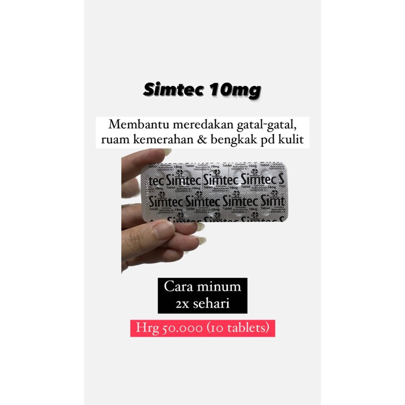 Jual obat alergi simtec (PO PENANG) | Shopee Indonesia