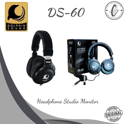 Jual Dolphin Sound DS60 Professional Headphone Monitor Original DS-60 ...
