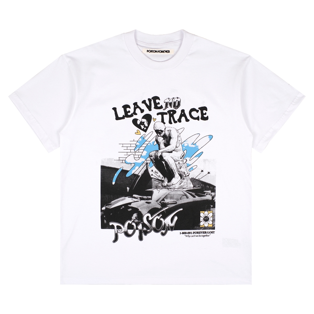 Jual POISON FOREVER LEAVE NO TRACE TEE WHITE | Shopee Indonesia