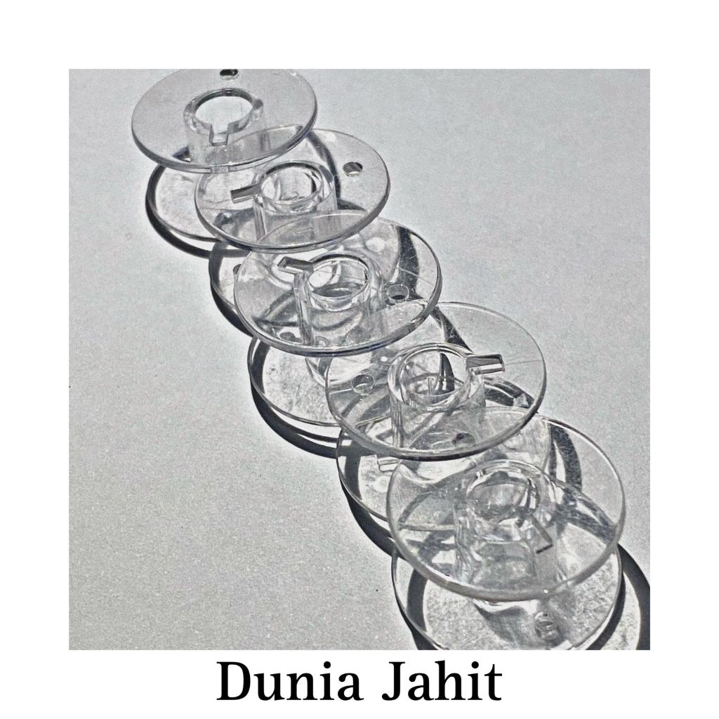 Jual Spul Tradisional Plastik Bening Mesin Jahit Jadul / Portable ...