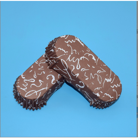 Jual Paper cup case Oval/cup roti Coklat Batik isi 200 pcs | Shopee ...