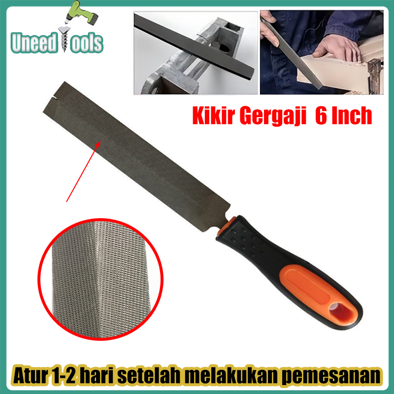 Jual UneedTools 6 Inch Kikir Gergaji T12 Bearing Steel Stab Saw File ...