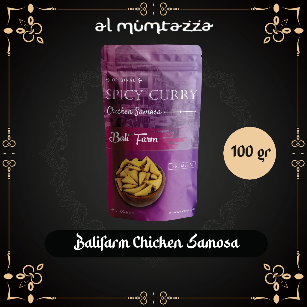 Jual Al mutazza X Bali Farm Cemilan Premium Spicy Chicken Curry Samosa ...