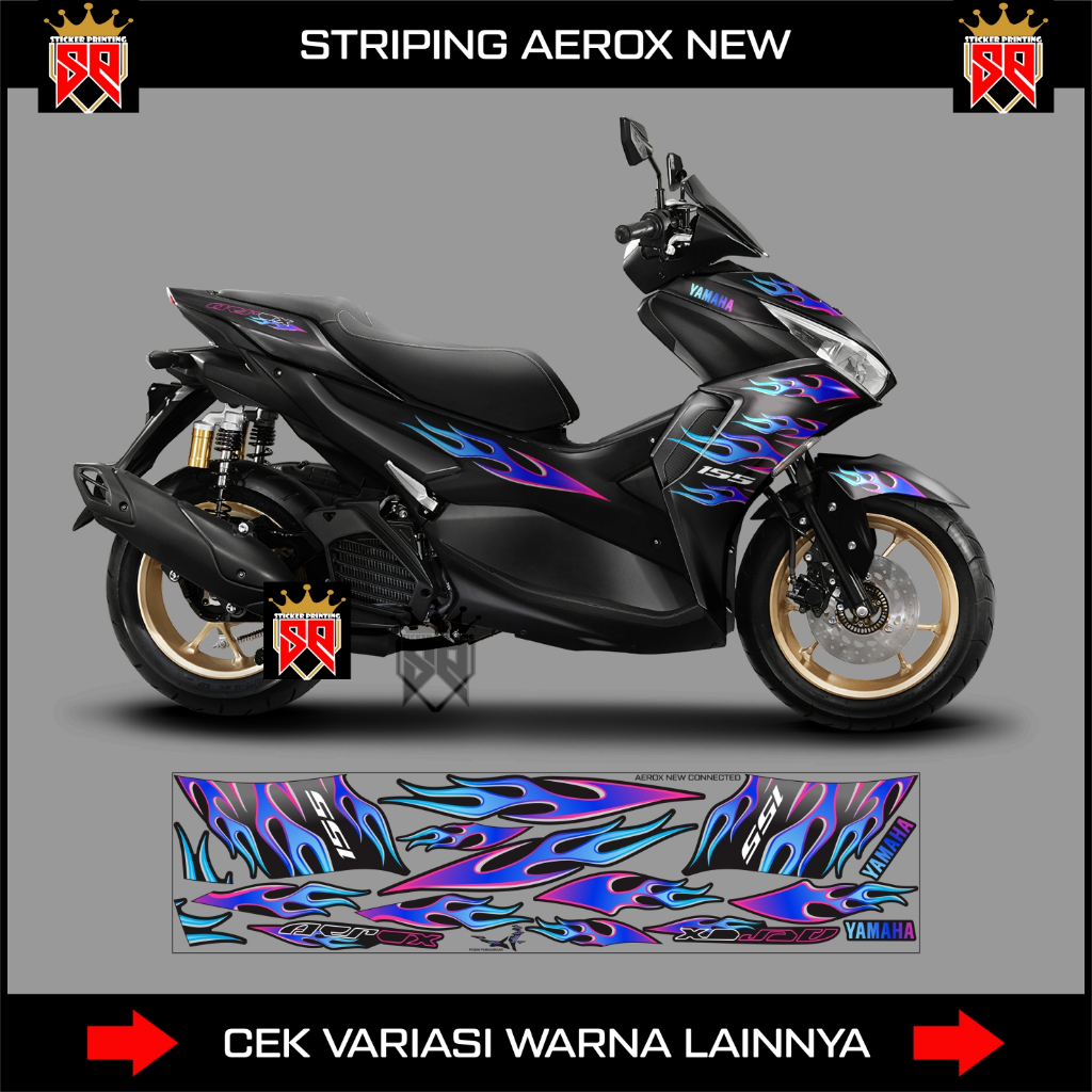 Jual DECAL STRIPING AEROX 155 2021 CONECTED NVX 155 NOVA 155 /STICKER ...
