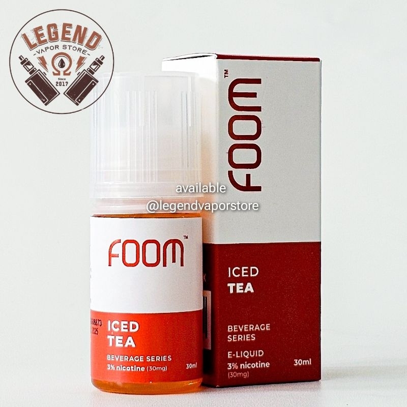 Jual SALT NIC - LIQUID FOOM Iced Tea 30ML 30MG AUTHENTIC | Shopee Indonesia
