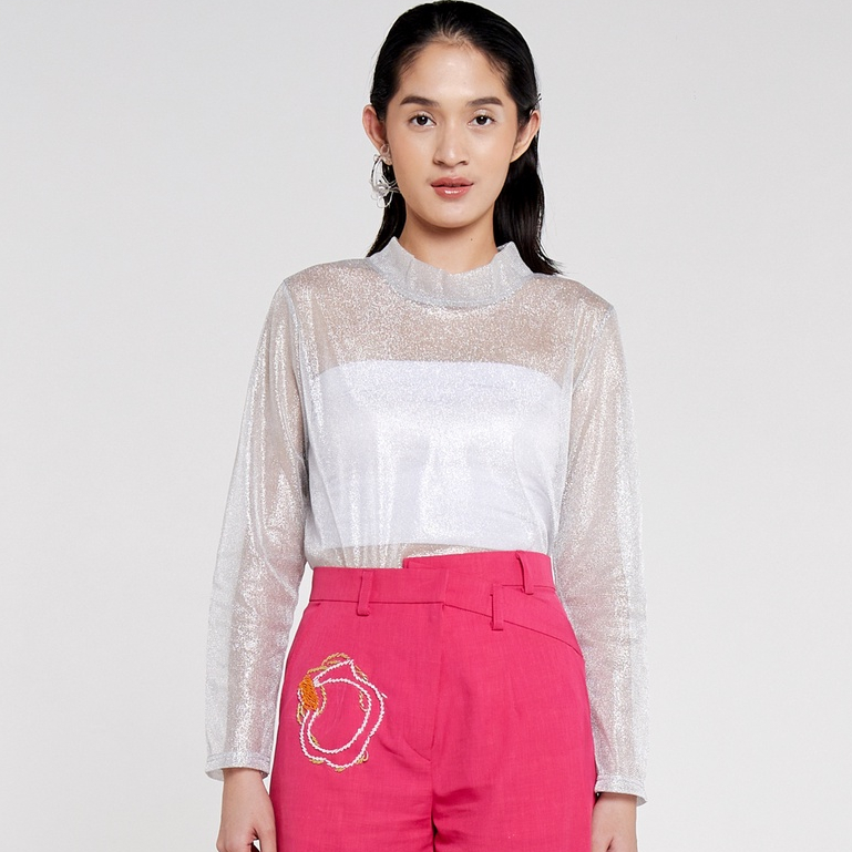 Jual House of KYNY - Glimmer Starry - Top Transparant - Longsleeve ...